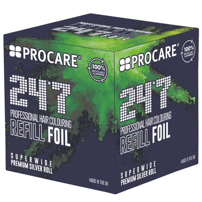 Procare Premium 24*7 Superwide Hairdressing Foil - Re-Fill Roll SILVER ...